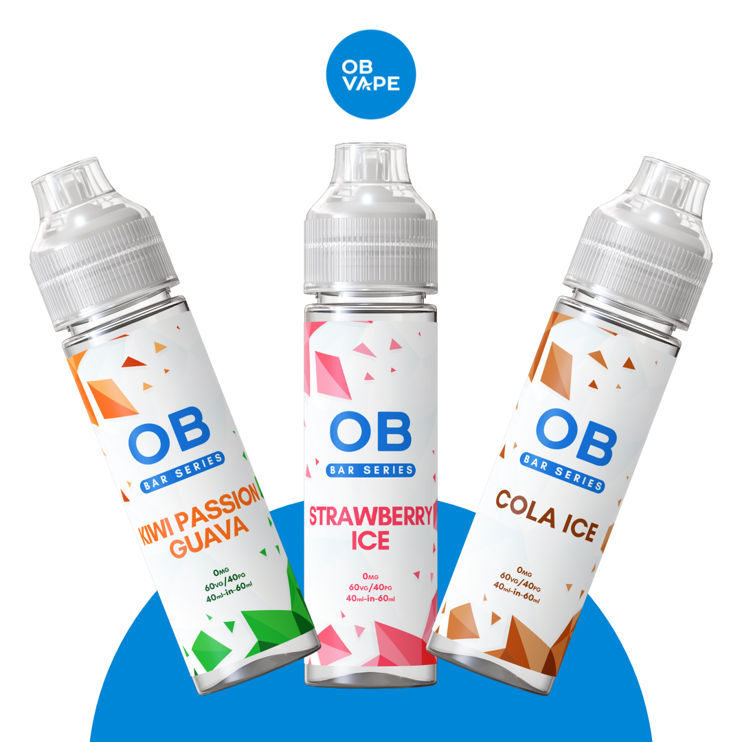 OB 40ml Shortfill Range – OB Vape